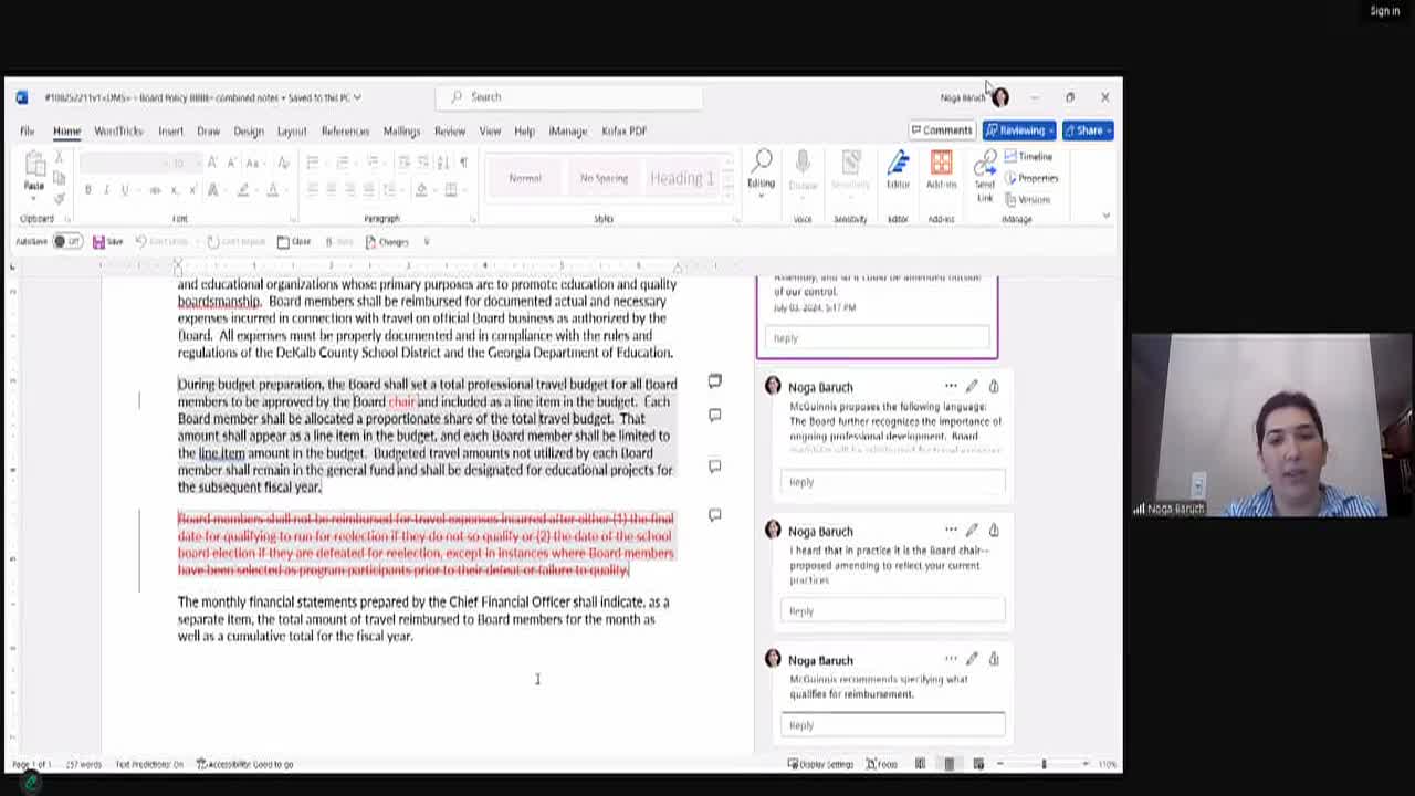 BOE B-Policy July 11 2024